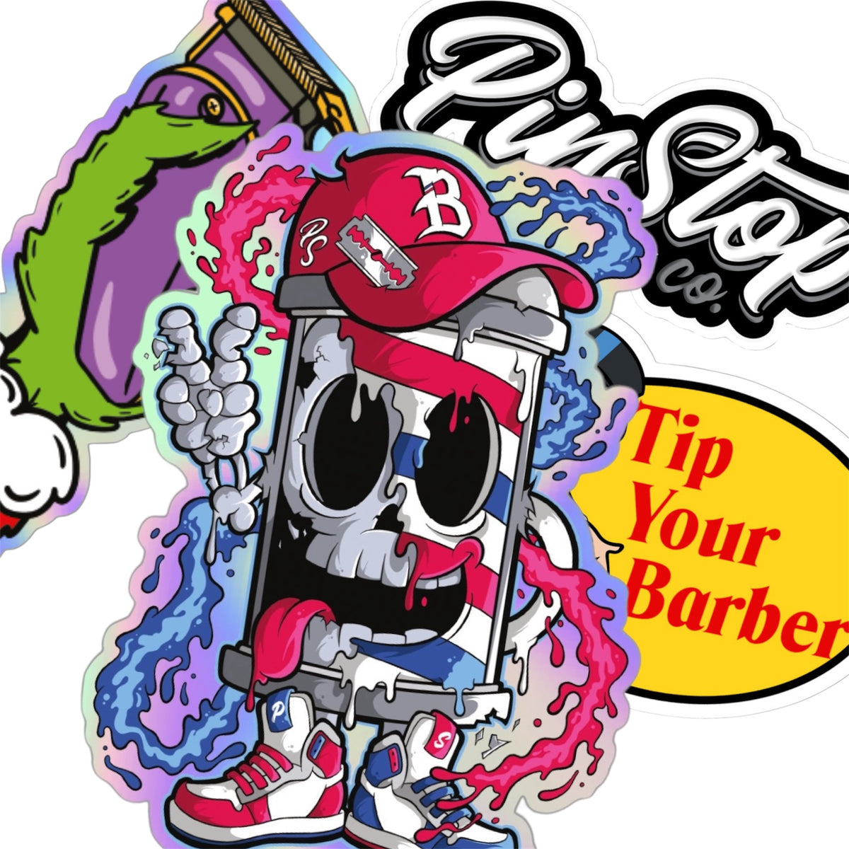 Barber Stickers – PinStop